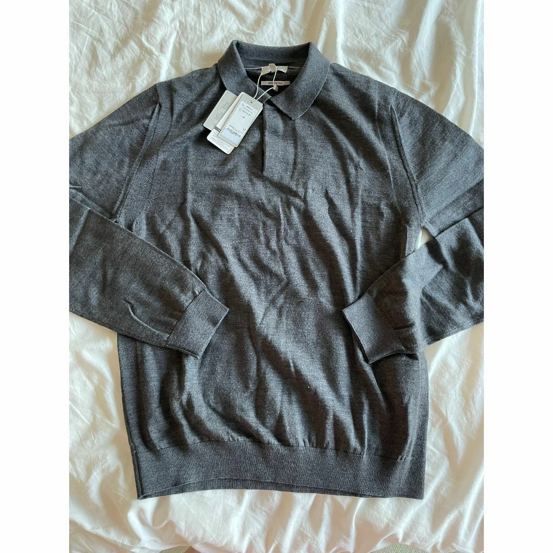 Woolrich ウールリッチ メリノウール ポロシャツ グレー Woolrich ウールリッチ メリノウール ポロシャツ グレー