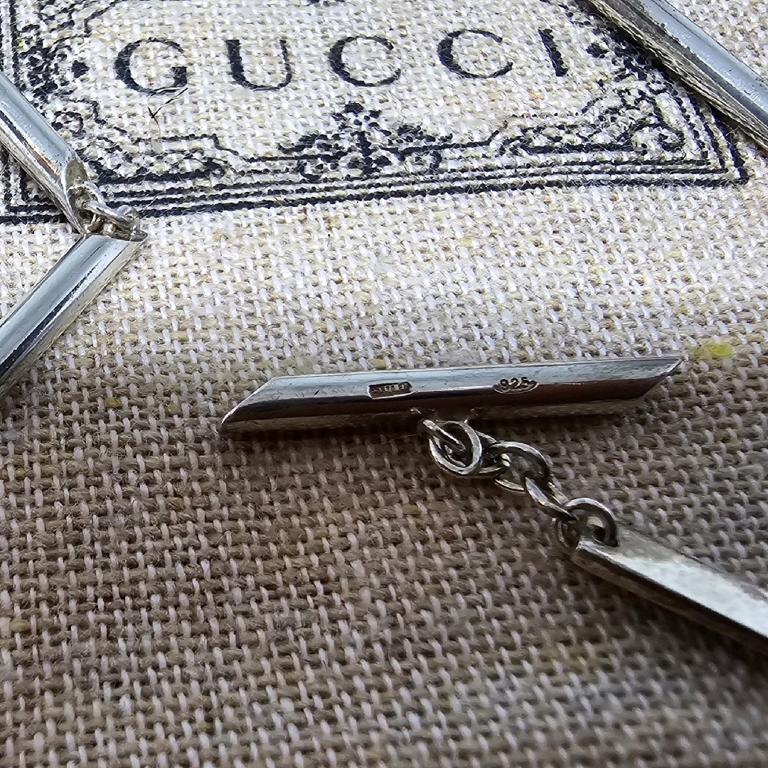 GUCCI - 【超レア廃盤品】OLD GUCCI スティック チェーン GUCCI - 【超レア廃盤品】OLD GUCCI スティック チェーン