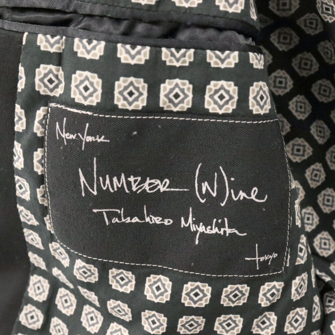 NUMBER (N)INE ナンバーナイン 04SS 裏地総柄 ノッチドラペル NUMBER (N)INE ナンバーナイン 04SS 裏地総柄 ノッチドラペル
