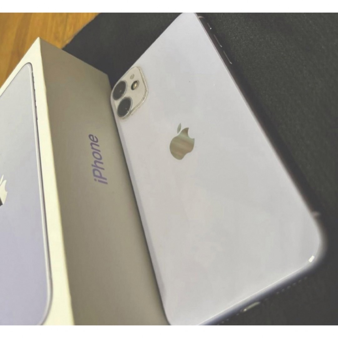 iPhone11 64㌐(パープル)本体&専用ケース10個 iPhone11 64㌐(パープル)本体&専用ケース10個