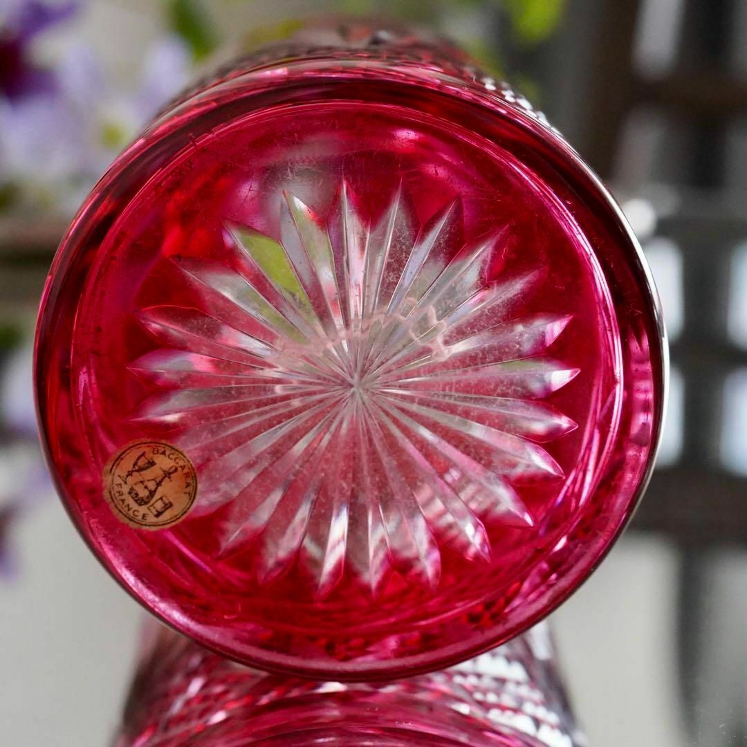 Baccarat - 極希少☆オールドバカラBACCARAT 金赤被せ ドゥエ Baccarat - 極希少☆オールドバカラBACCARAT 金赤被せ ドゥエ