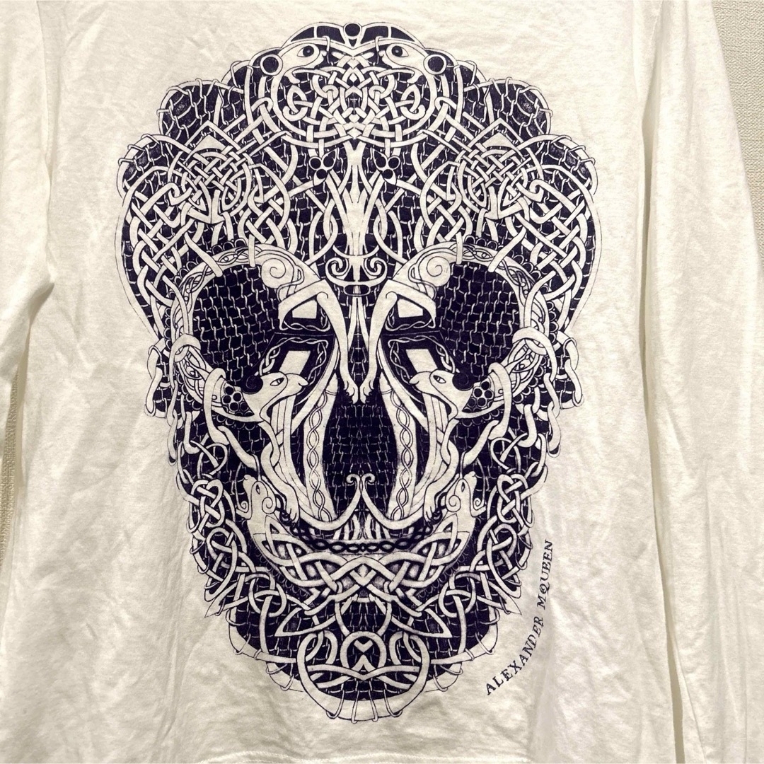 Alexander McQueen - 【ALEXANDER MQUEEN】ドクロモチーフ ロンT Alexander McQueen - 【ALEXANDER MQUEEN】ドクロモチーフ ロンT