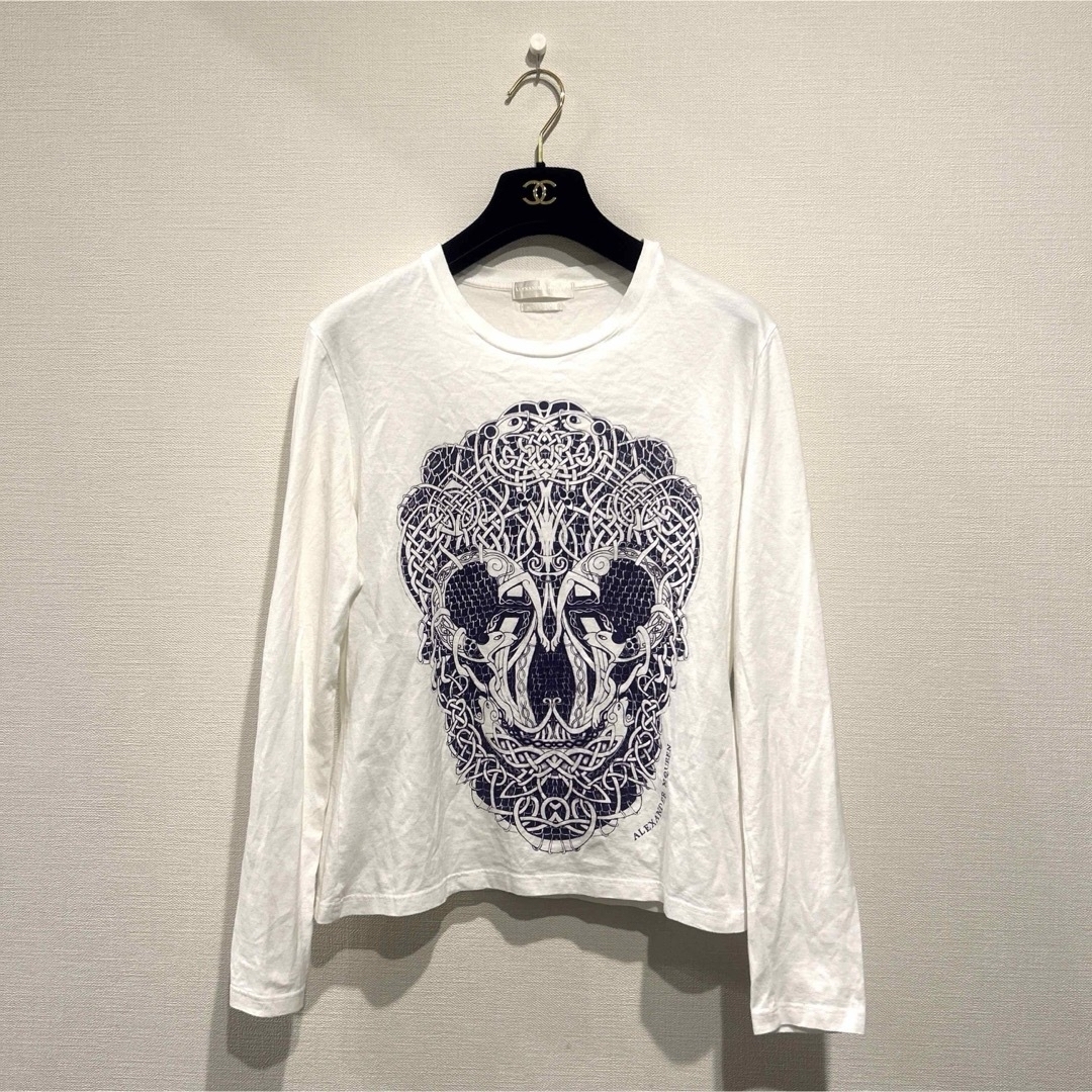 Alexander McQueen - 【ALEXANDER MQUEEN】ドクロモチーフ ロンT Alexander McQueen - 【ALEXANDER MQUEEN】ドクロモチーフ ロンT