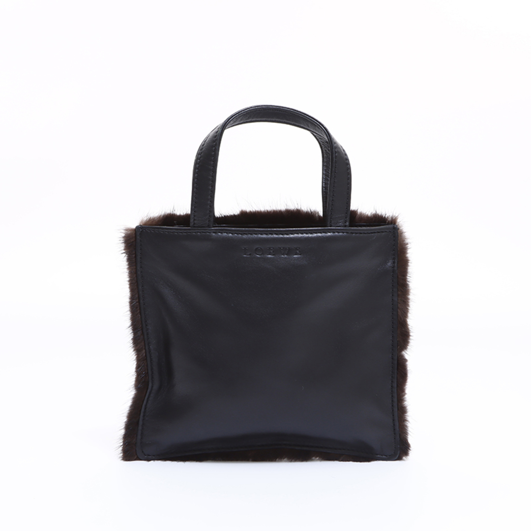 ロエベ LOEWE ファー ハンドバッグ ロエベ LOEWE ファー ハンドバッグ