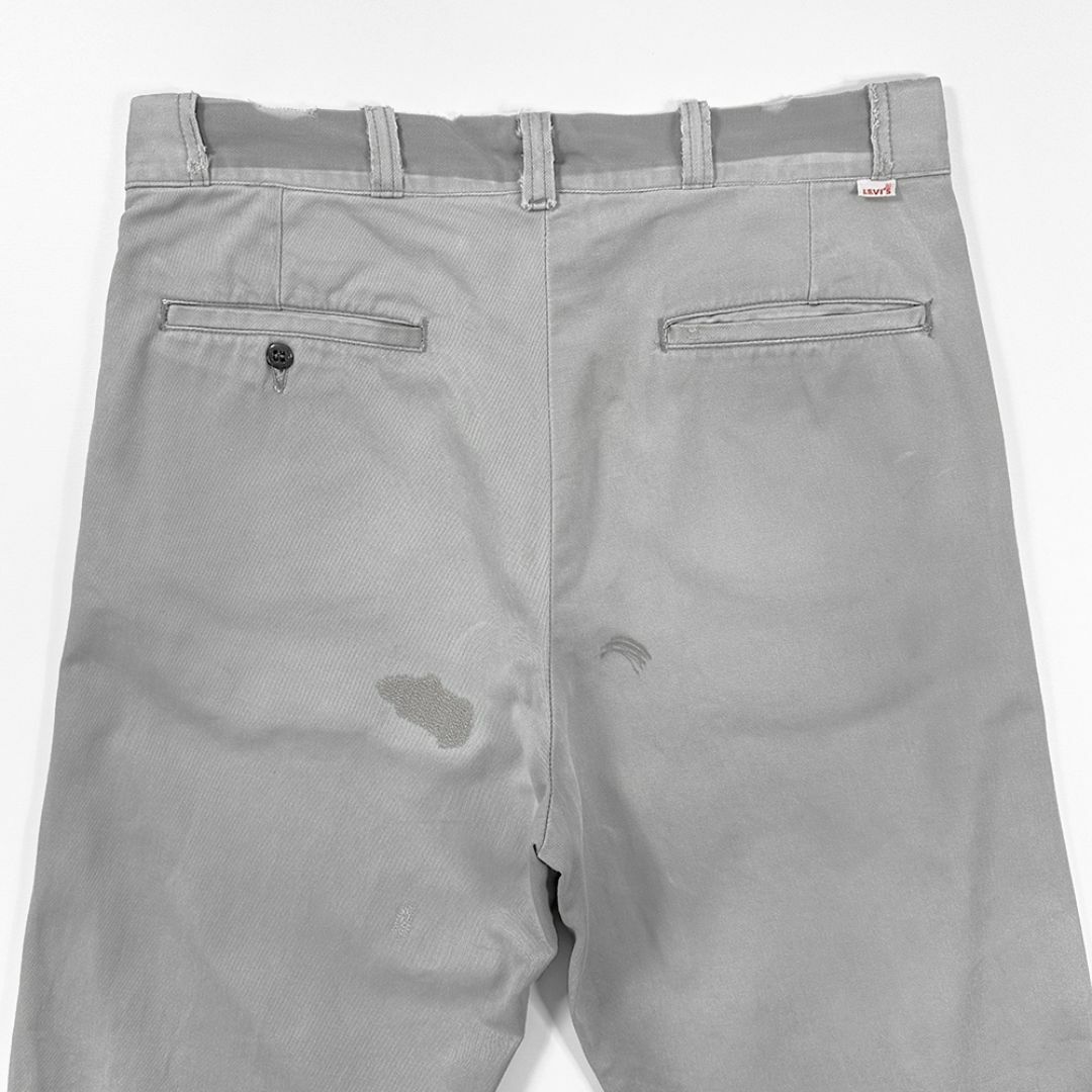 Levi's - 希少◎USA製 初期 LVC TAB TWILL 50s グレー チノ W33 Levi's - 希少◎USA製 初期 LVC TAB TWILL 50s グレー チノ W33