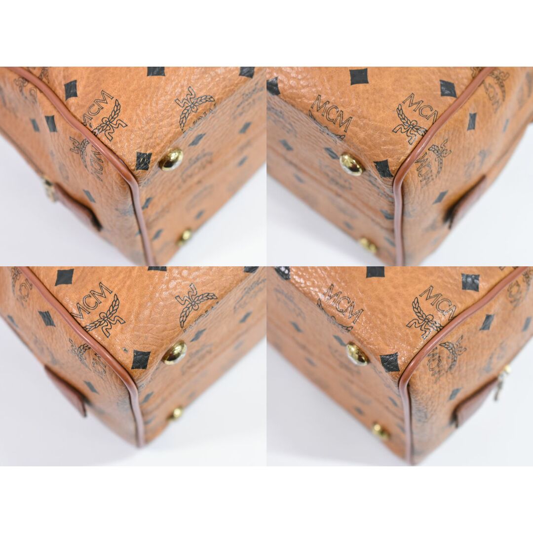 本物 エムシーエム MCM ヴィセトス ミニボストンバッグ 本物 エムシーエム MCM ヴィセトス ミニボストンバッグ