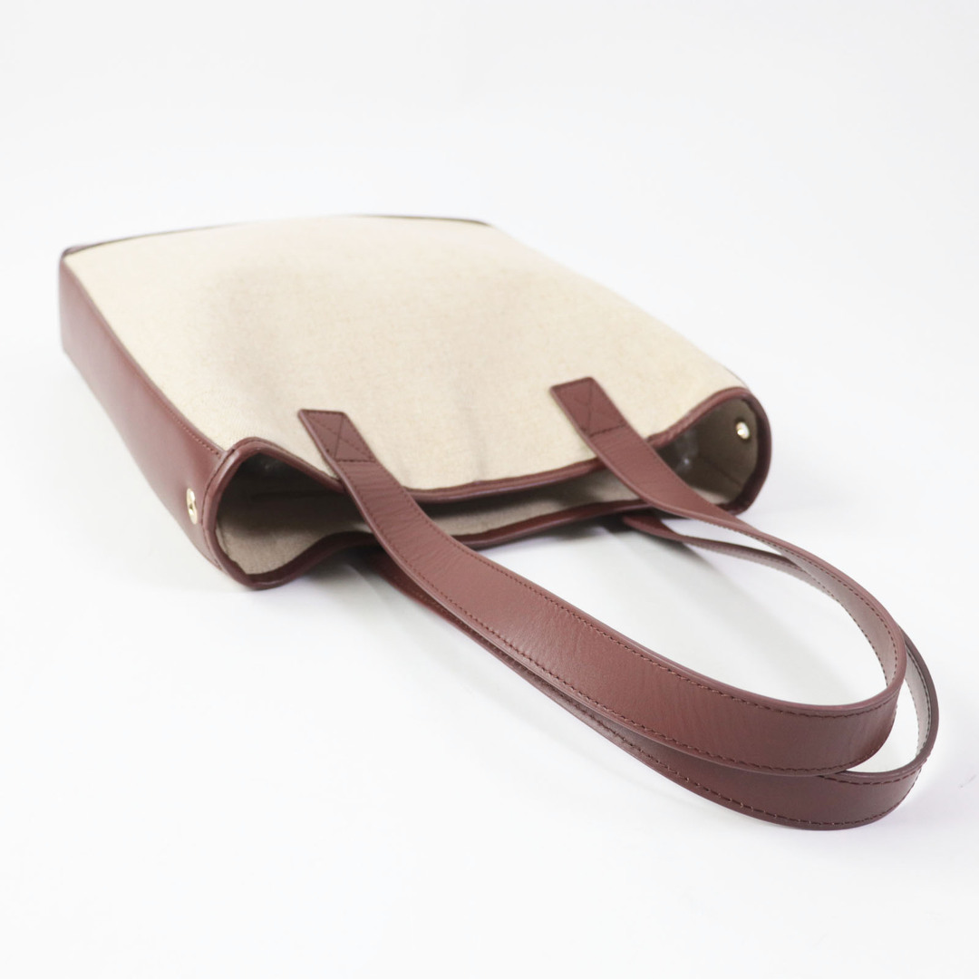 美品◎A.P.C. アーペーセー レザー キャンバス ロゴ型押し 縦長 美品◎A.P.C. アーペーセー レザー キャンバス ロゴ型押し 縦長