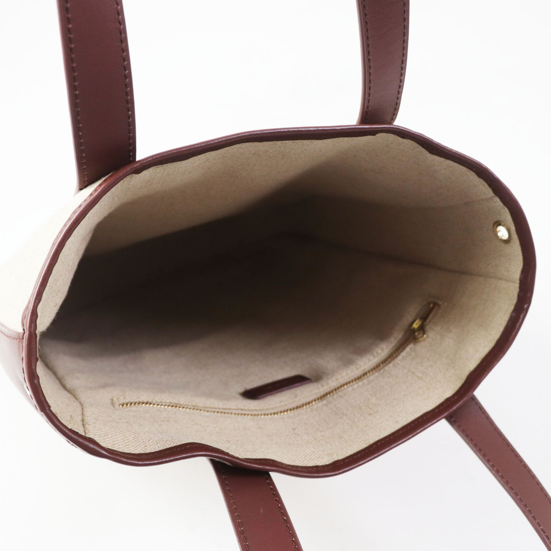 美品◎A.P.C. アーペーセー レザー キャンバス ロゴ型押し 縦長 美品◎A.P.C. アーペーセー レザー キャンバス ロゴ型押し 縦長