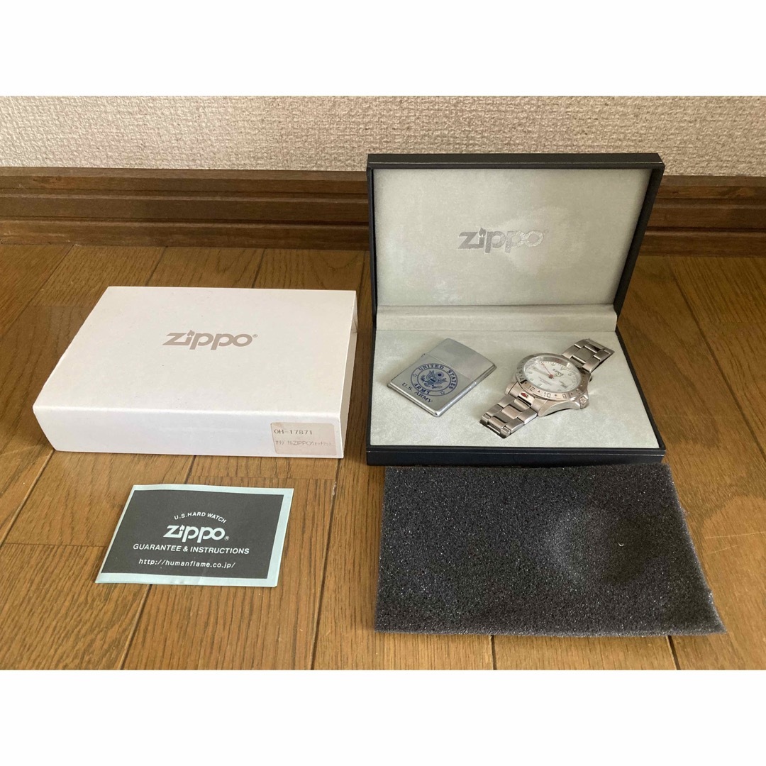 Zippo ジッポ ライター 腕時計セット Zippo ジッポ ライター 腕時計セット