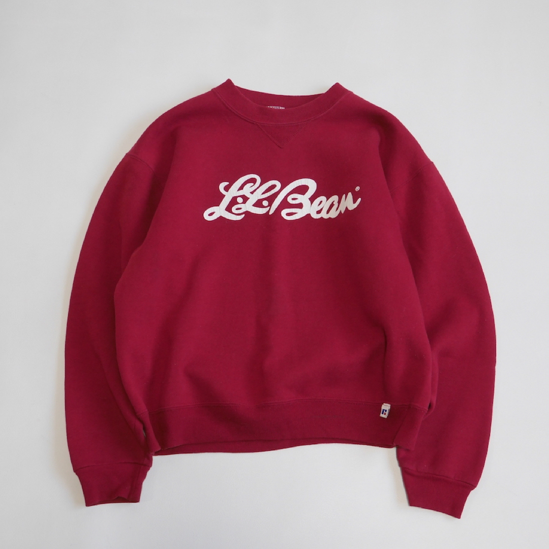 L.L.Bean - 90s USA製 L.L.Bean ラッセルボディ 前Vスウェットの L.L.Bean - 90s USA製 L.L.Bean ラッセルボディ 前Vスウェットの