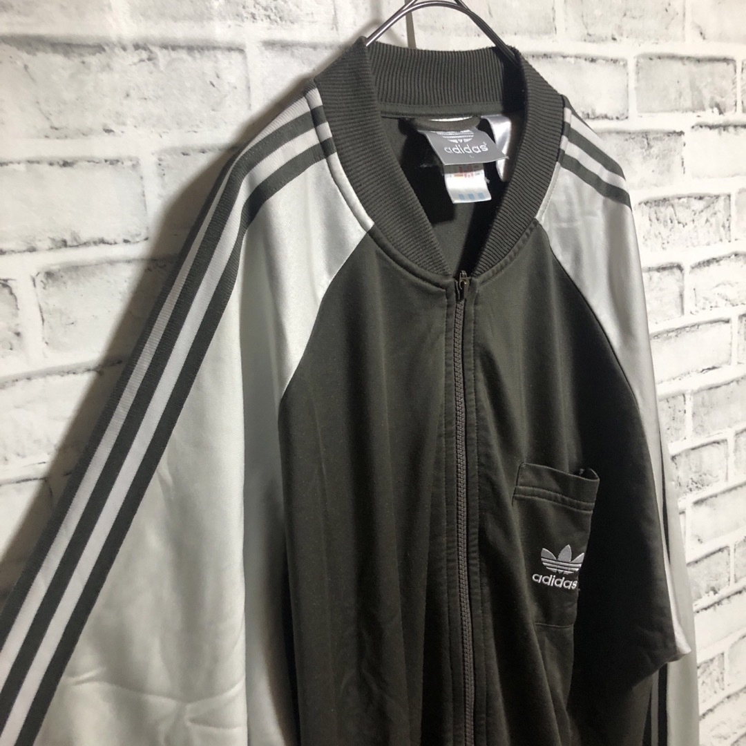 adidas - 希少2XL⭐️80s adidasトラックジャケットグレー adidas - 希少2XL⭐️80s adidasトラックジャケットグレー
