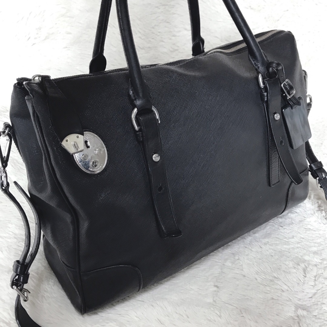 TUMI Villa ルッカ シティ 黒 2way トートバッグ サフィアーノ TUMI Villa ルッカ シティ 黒 2way トートバッグ サフィアーノ