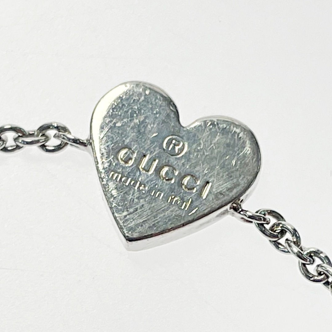 GUCCI - GUCCI グッチ ハートタグ ブルー×シルバー ブレスレット GUCCI - GUCCI グッチ ハートタグ ブルー×シルバー ブレスレット