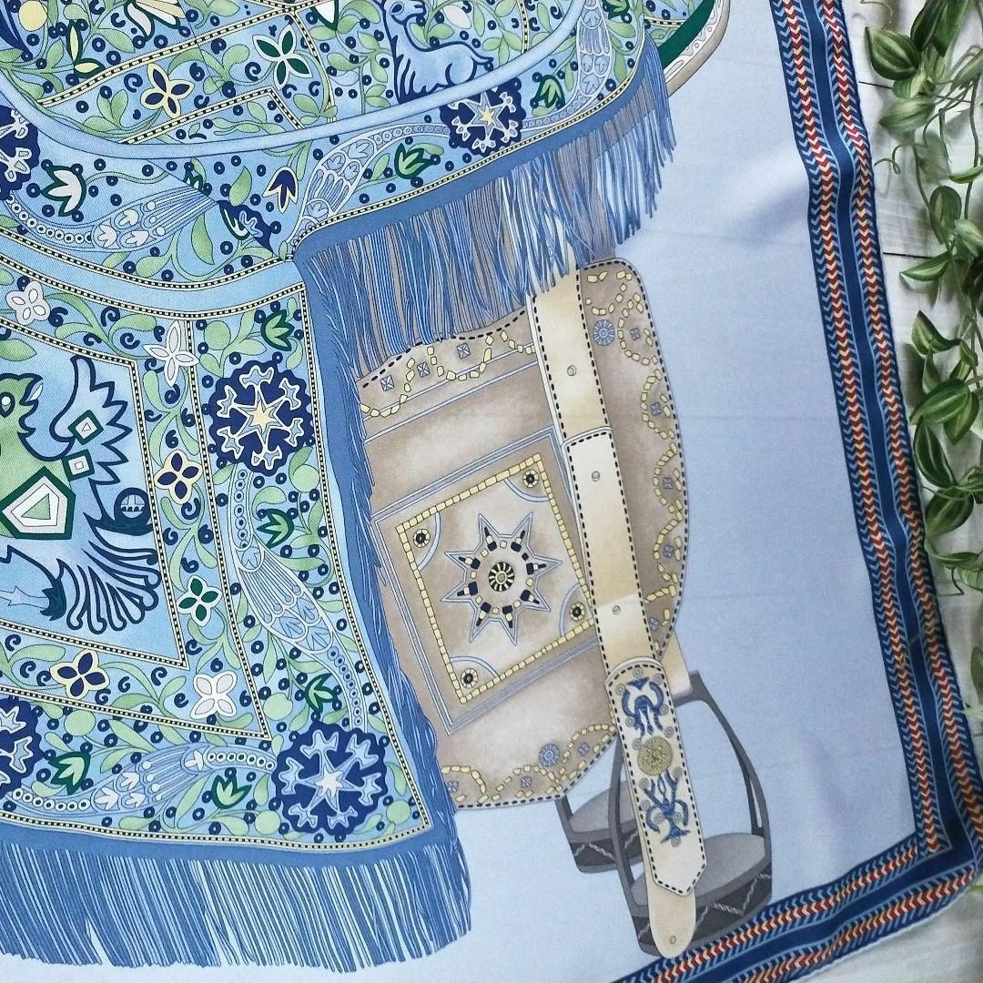 ☘️極美品☘️ HERMES エルメス セル デ ステップ スカーフ カレ ☘️極美品☘️ HERMES エルメス セル デ ステップ スカーフ カレ