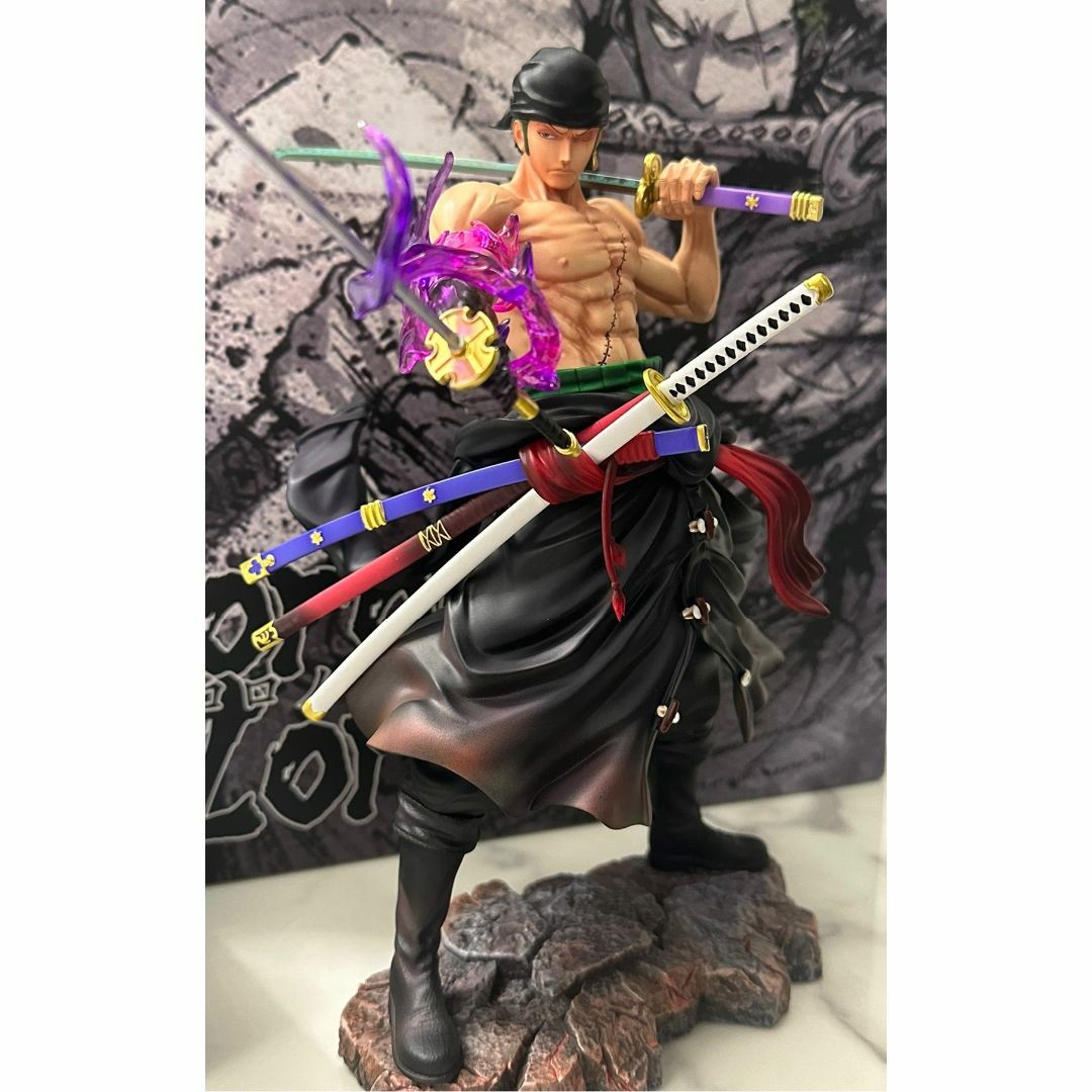 ワンピース ロロノア・ゾロ フィギュア 塗装済み完成品 ガレージ ワンピース ロロノア・ゾロ フィギュア 塗装済み完成品 ガレージ