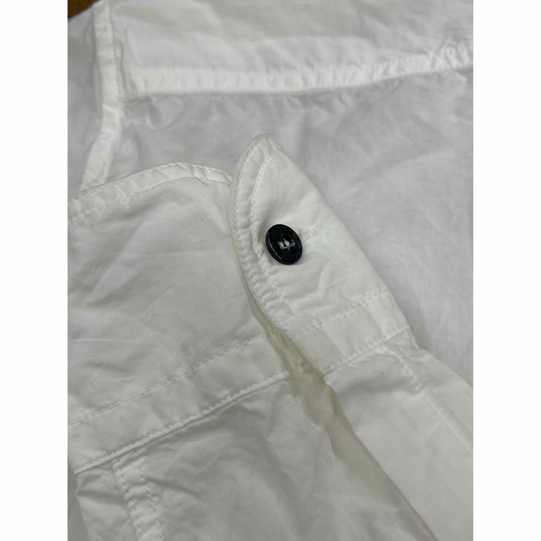 STONE ISLAND - N9 STONE ISLAND 無地シャツ 白シャツ shirtの STONE ISLAND - N9 STONE ISLAND 無地シャツ 白シャツ shirtの