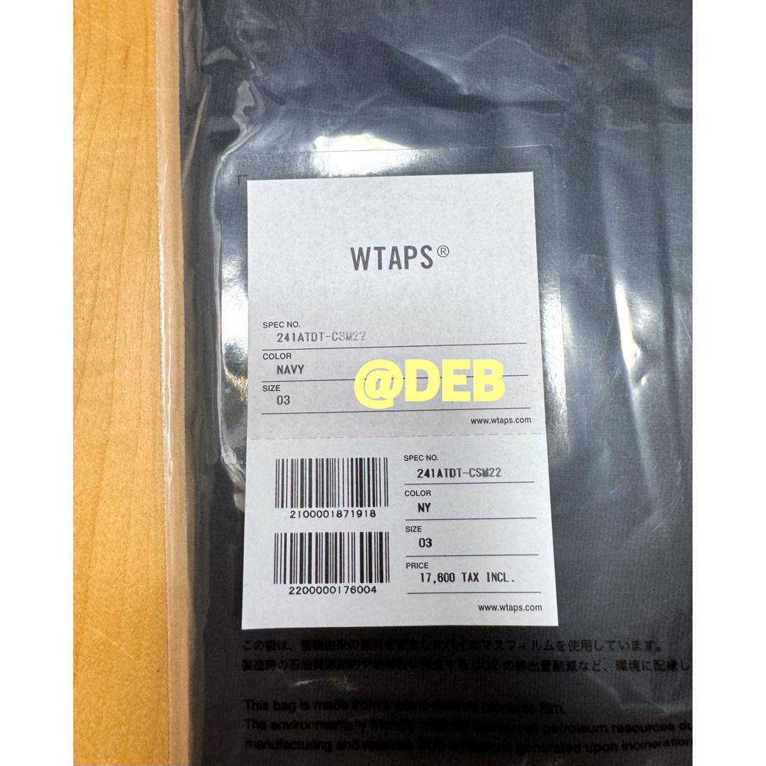 W)taps - WTAPS 2024SS SIGN SS TEE NAVY Lサイズの通販 by でぶ W)taps - WTAPS 2024SS SIGN SS TEE NAVY Lサイズの通販 by でぶ