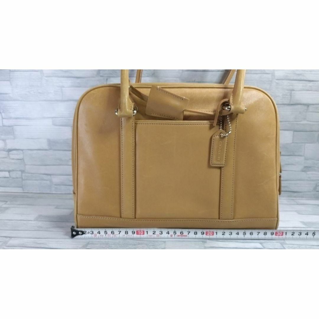 COACH - COACH コーチ ベージュ レザー 7786 トートバッグ COACH - COACH コーチ ベージュ レザー 7786 トートバッグ