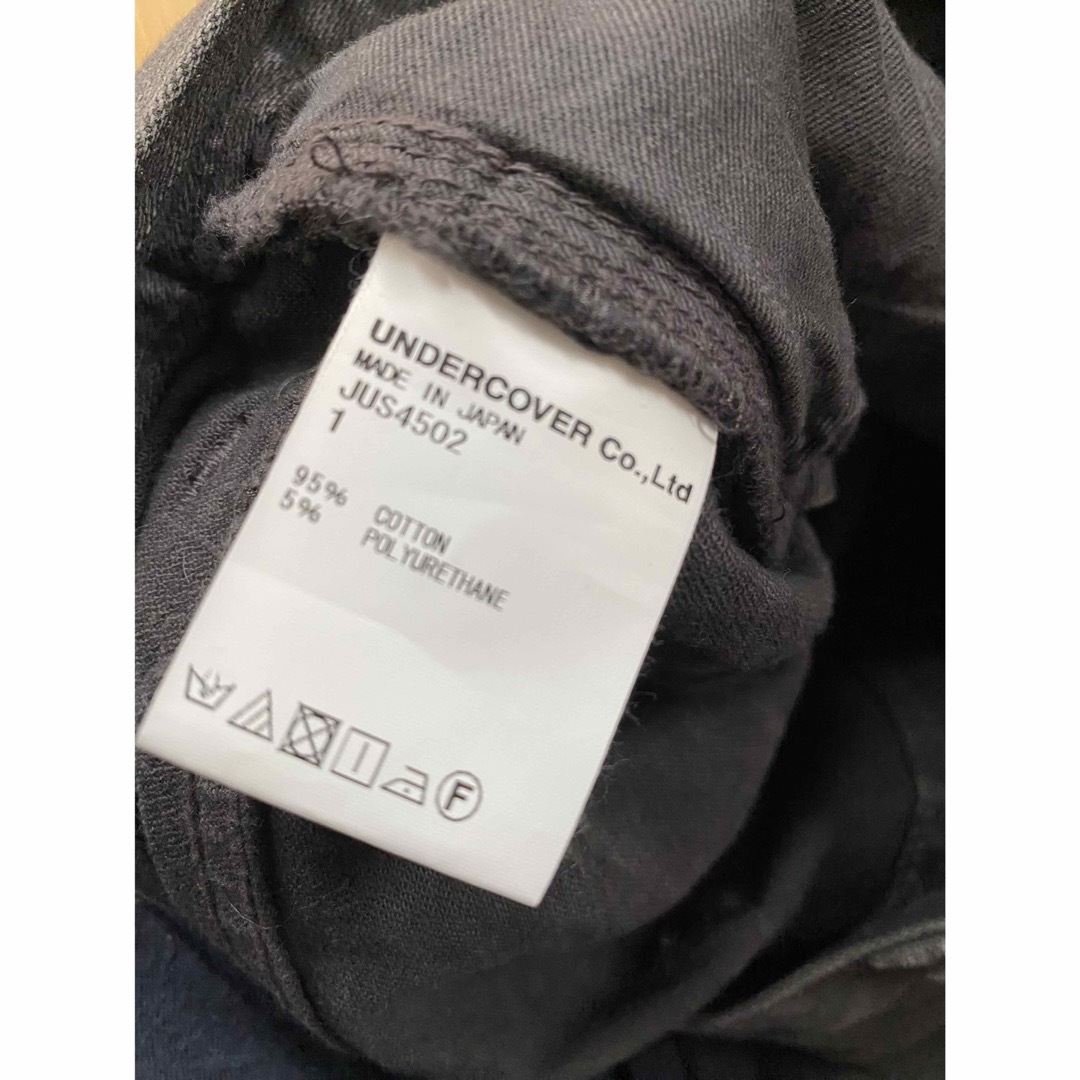 UNDERCOVER - 新品☆アンダーカバー 膝くり抜きパンツ グレー1の UNDERCOVER - 新品☆アンダーカバー 膝くり抜きパンツ グレー1の