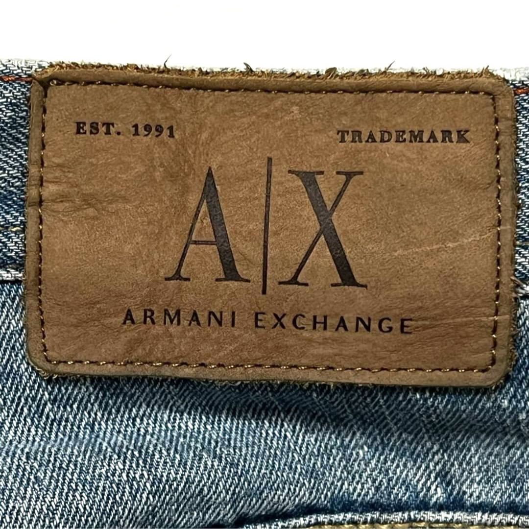 ARMANI EXCHANGE - アルマーニエクスチェンジ ダメージ加工 ARMANI EXCHANGE - アルマーニエクスチェンジ ダメージ加工