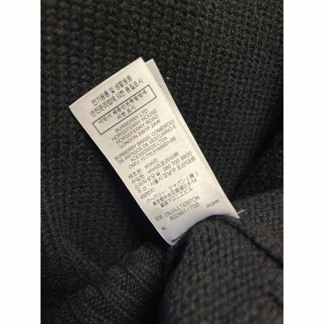 BURBERRY - 正規 21AW BURBERRY バーバリー カシミヤ ニットの BURBERRY - 正規 21AW BURBERRY バーバリー カシミヤ ニットの