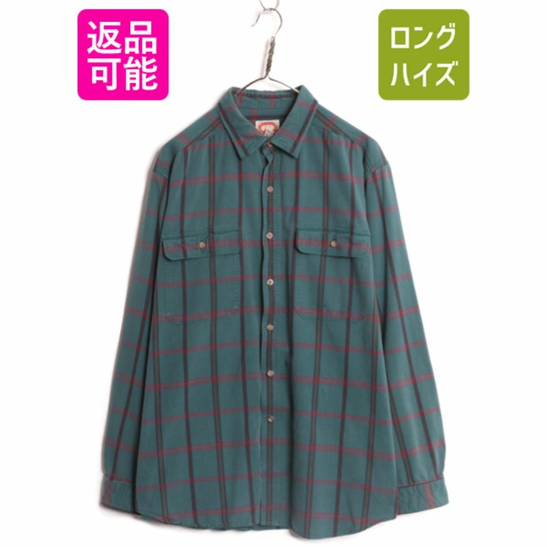 80s バナナリパブリック チェック 長袖 シャツ XL 古着 80年代 80s バナナリパブリック チェック 長袖 シャツ XL 古着 80年代