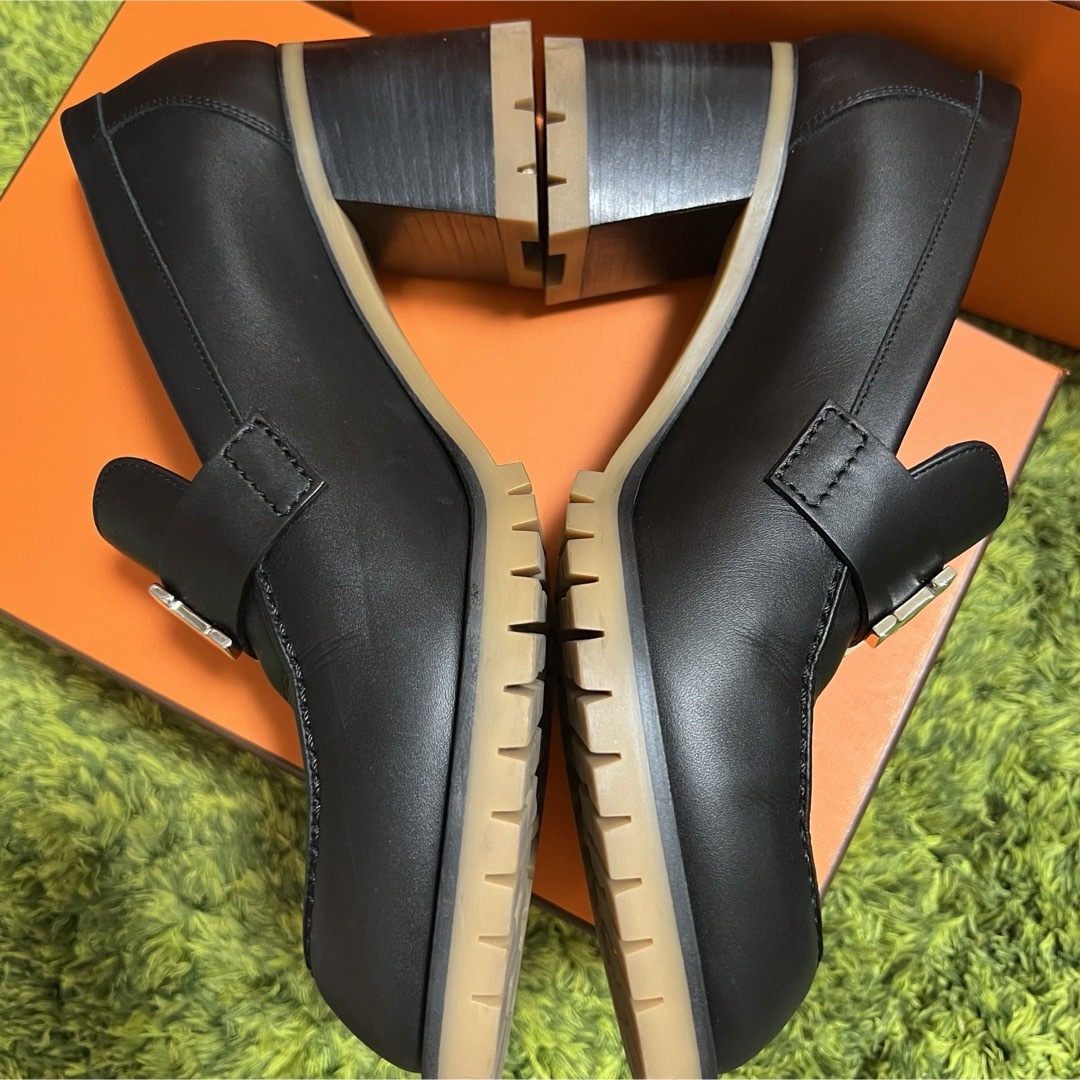 HERMES - モカシン エルメス パンプス 39 フォック60 HERMES HERMES - モカシン エルメス パンプス 39 フォック60 HERMES