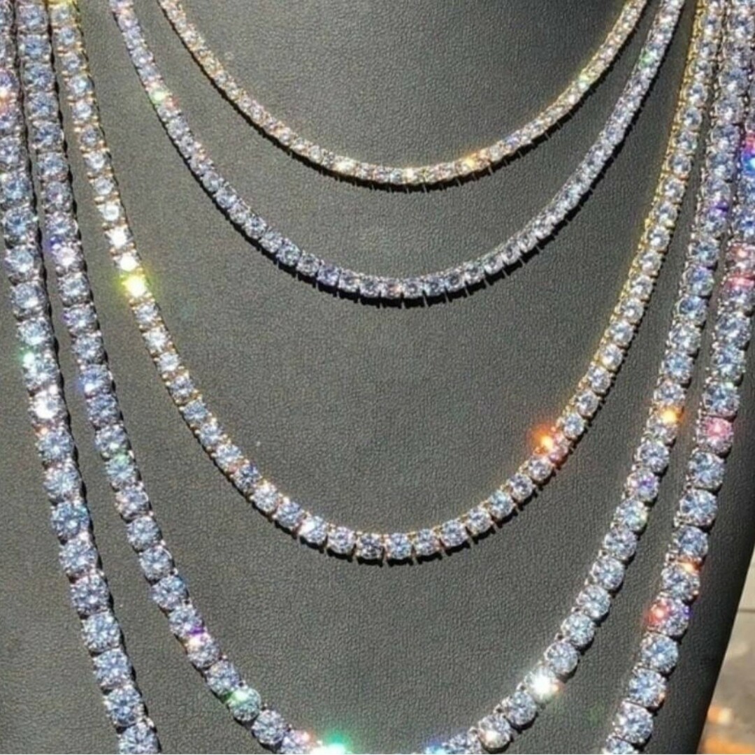 大人気☆ジルコニアダイヤモンドネックレス シルバー メンズ 大人気☆ジルコニアダイヤモンドネックレス シルバー メンズ