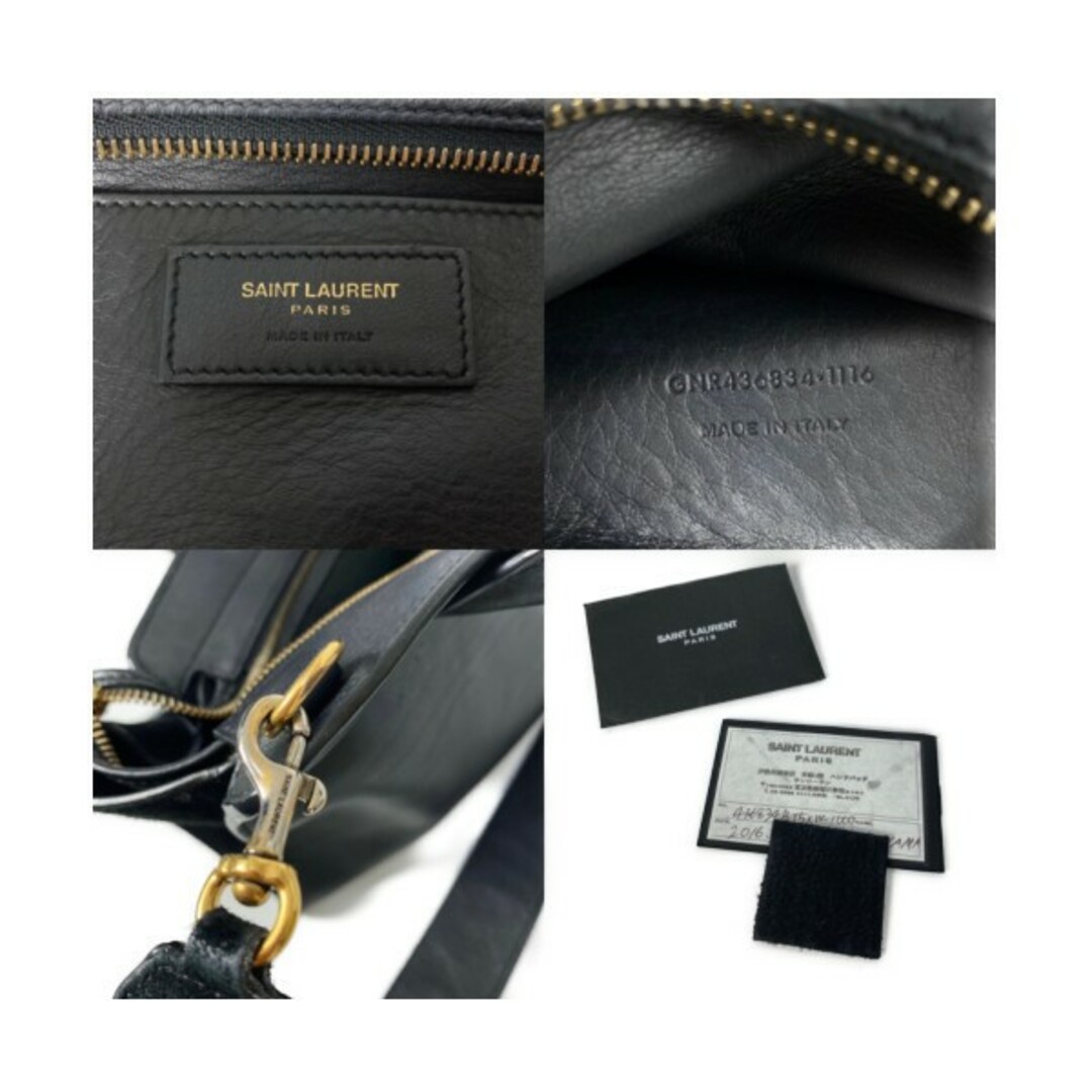 SAINT LAURENT - イヴ・サンローラン ダウンタウン YSL バッグの SAINT LAURENT - イヴ・サンローラン ダウンタウン YSL バッグの