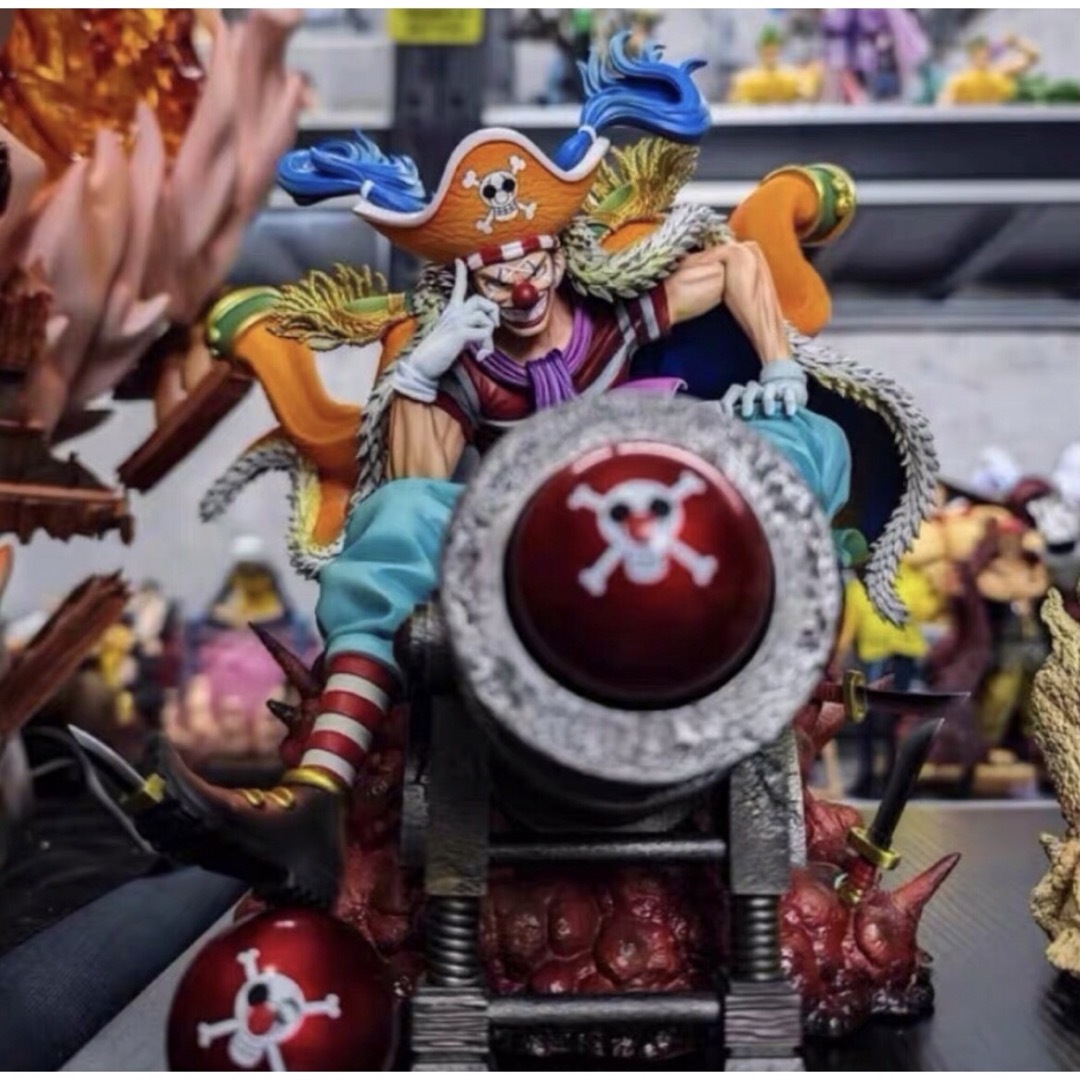 ワンピース フィギュア バギー ガレージキット GK完成品 EX版の ワンピース フィギュア バギー ガレージキット GK完成品 EX版の