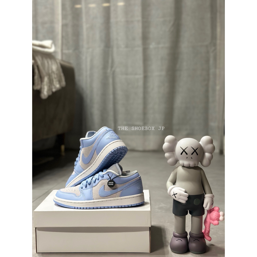 NIKE - 新品!ナイキ エアジョーダン1 ロー フットボールグレー NIKE - 新品!ナイキ エアジョーダン1 ロー フットボールグレー
