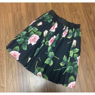 極美品 Dolce&Gabbana ドルガバ 花柄 総柄 スカート 膝丈 極美品 Dolce&Gabbana ドルガバ 花柄 総柄 スカート 膝丈