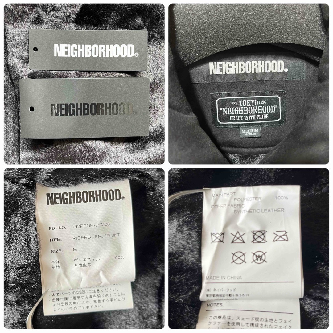 NEIGHBORHOOD - タグあり未使用 NEIGHBORHOOD フェイクムートン NEIGHBORHOOD - タグあり未使用 NEIGHBORHOOD フェイクムートン