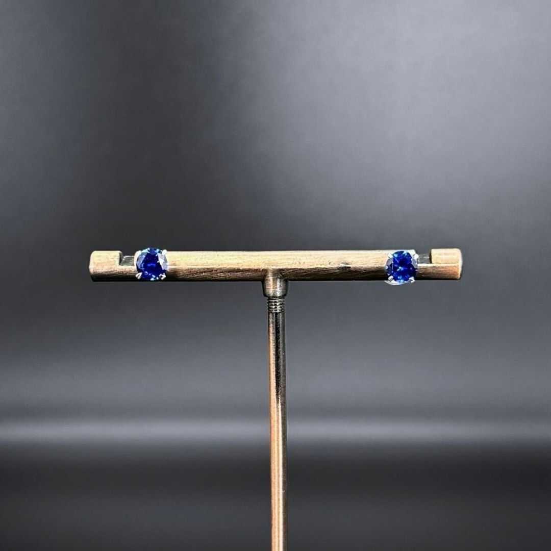 京セラ - 【超美品】CRESCENTVERT ブルー サファイア ピアス K18 京セラ - 【超美品】CRESCENTVERT ブルー サファイア ピアス K18