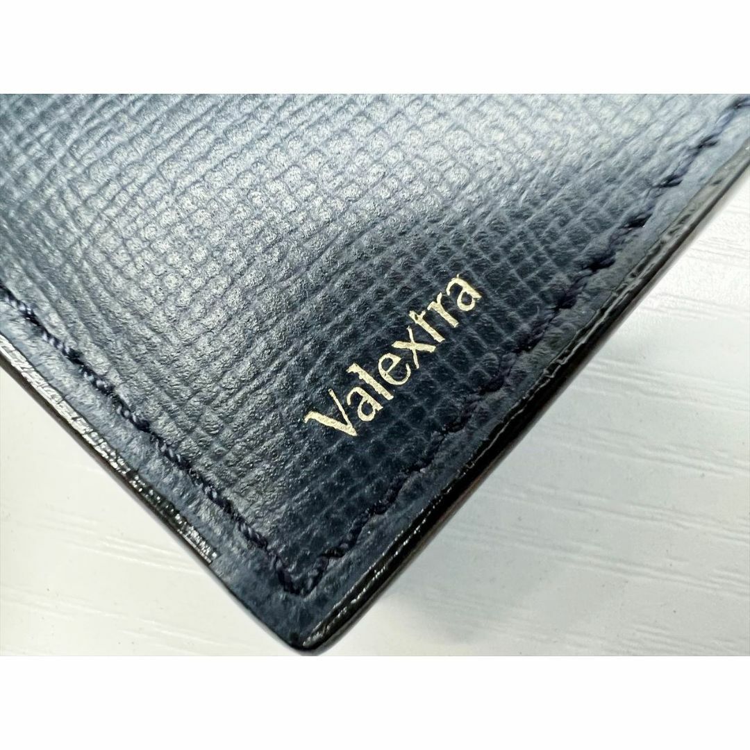 美品 Valextra ヴァレクストラ カードケース 名刺入れ ネイビー 美品 Valextra ヴァレクストラ カードケース 名刺入れ ネイビー