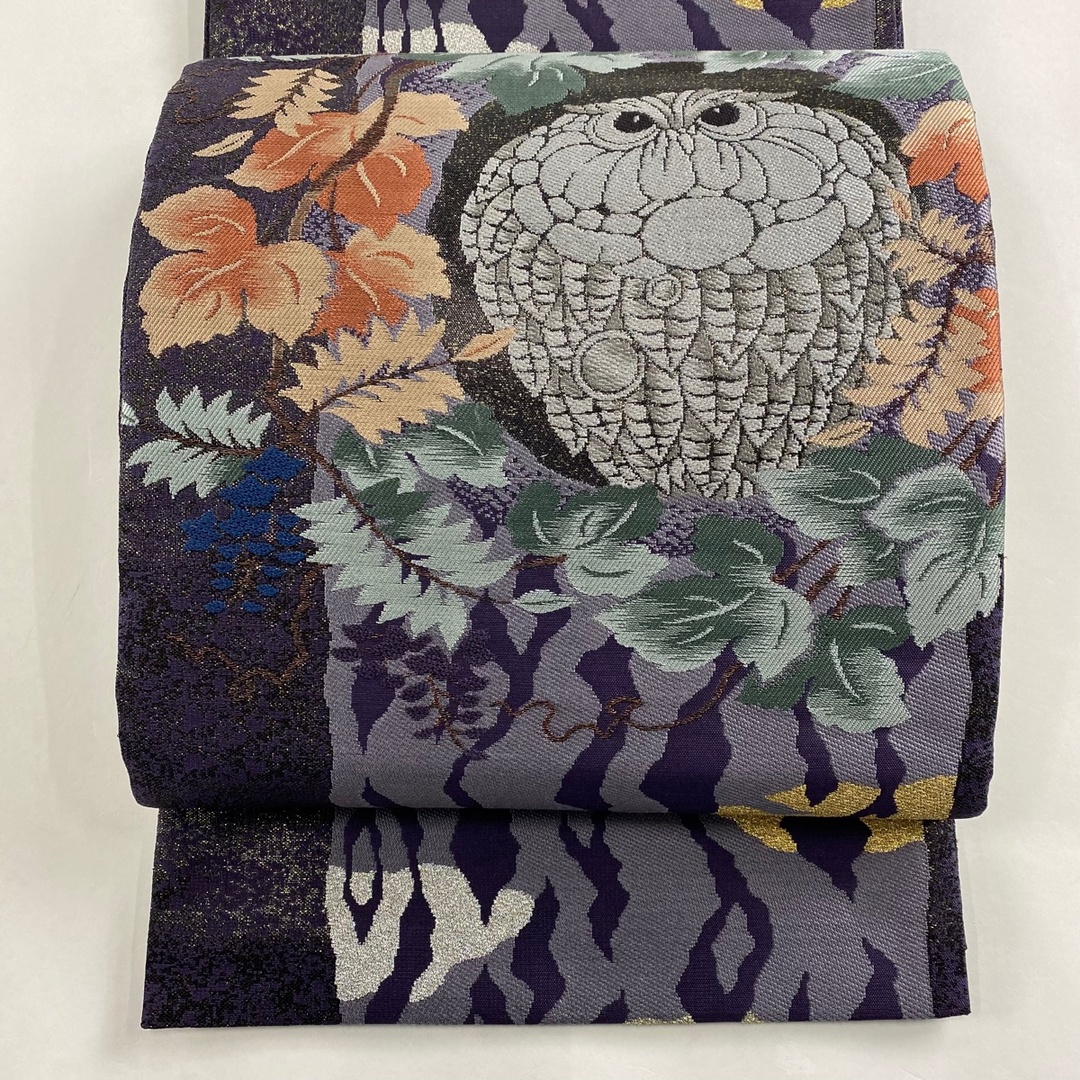 袋帯 美品 名品 お太鼓柄 正絹 【中古】(袋帯 美品 名品 幾何学 袋帯 美品 名品 お太鼓柄 正絹 【中古】(袋帯 美品 名品 幾何学