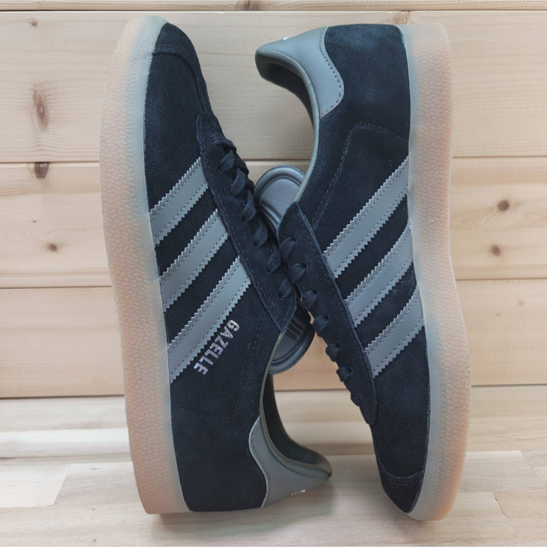 adidas - アディダス ガゼル ブラック/グレー 25.5㎝の通販 by adidas - アディダス ガゼル ブラック/グレー 25.5㎝の通販 by