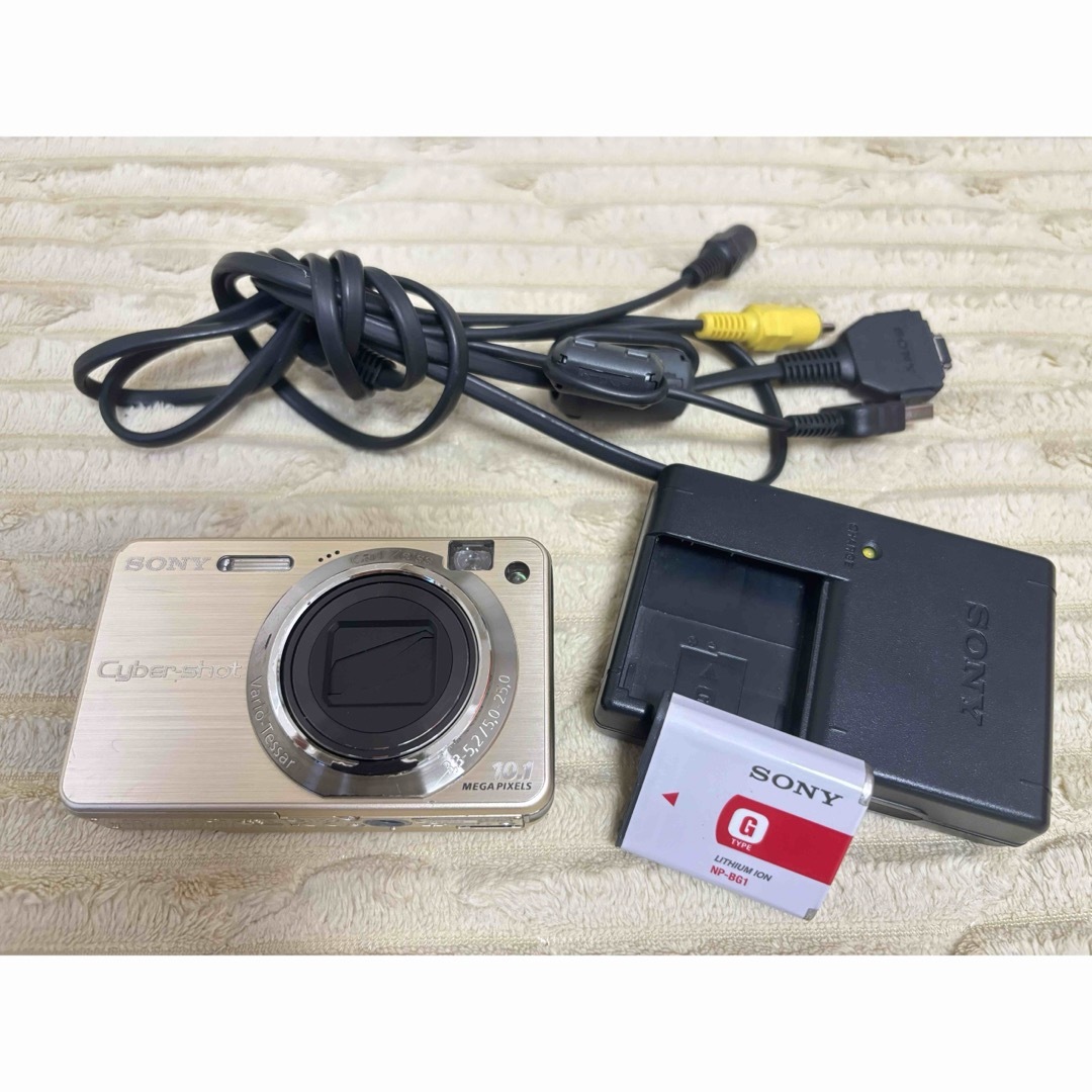 ソニー サイバーショット デジカメ DSC-W170 ゴールド 動作確認済み ソニー サイバーショット デジカメ DSC-W170 ゴールド 動作確認済み