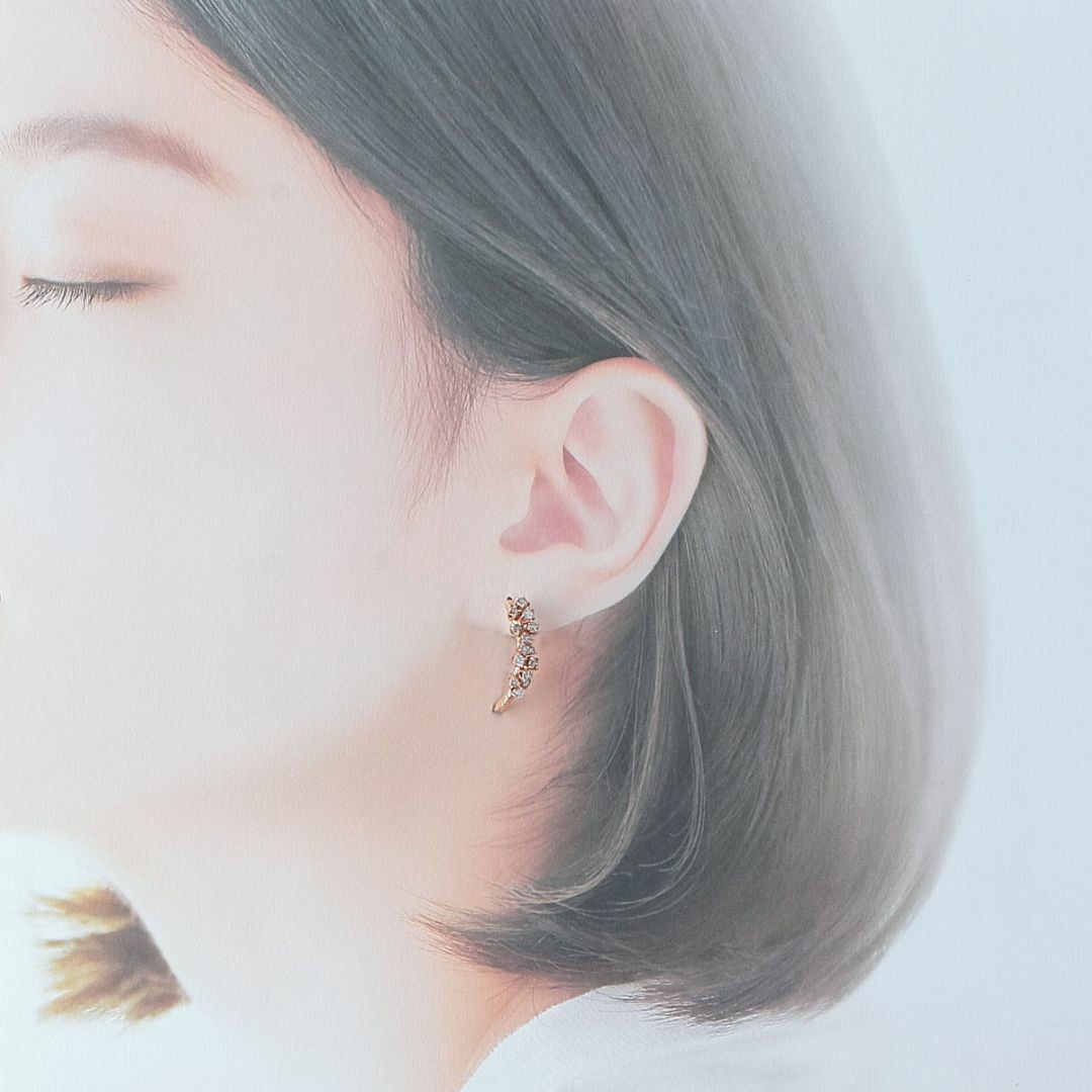 Damiani - ダミアーニ ミモザ ダイヤ ピアス 現行モデル 750PG Damiani - ダミアーニ ミモザ ダイヤ ピアス 現行モデル 750PG