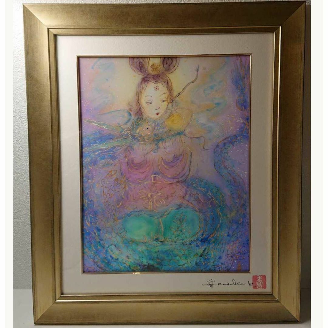 草場一壽】「竜宮姫歌」複製画・デジタルシルクスクリーン05号 草場一壽】「竜宮姫歌」複製画・デジタルシルクスクリーン05号