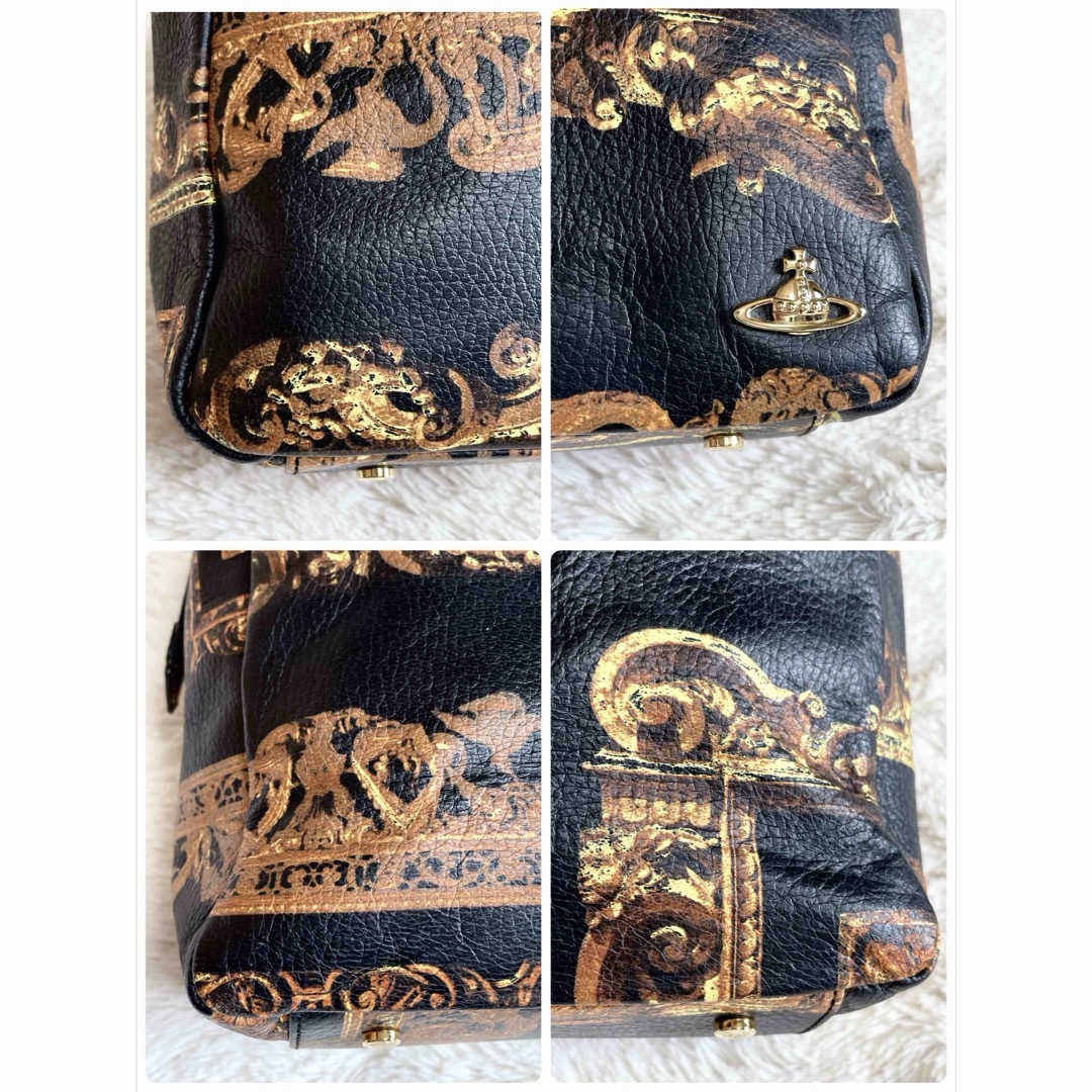 極美品 希少 ヴィヴィアンウエストウッド 額縁 2way レザー 極美品 希少 ヴィヴィアンウエストウッド 額縁 2way レザー