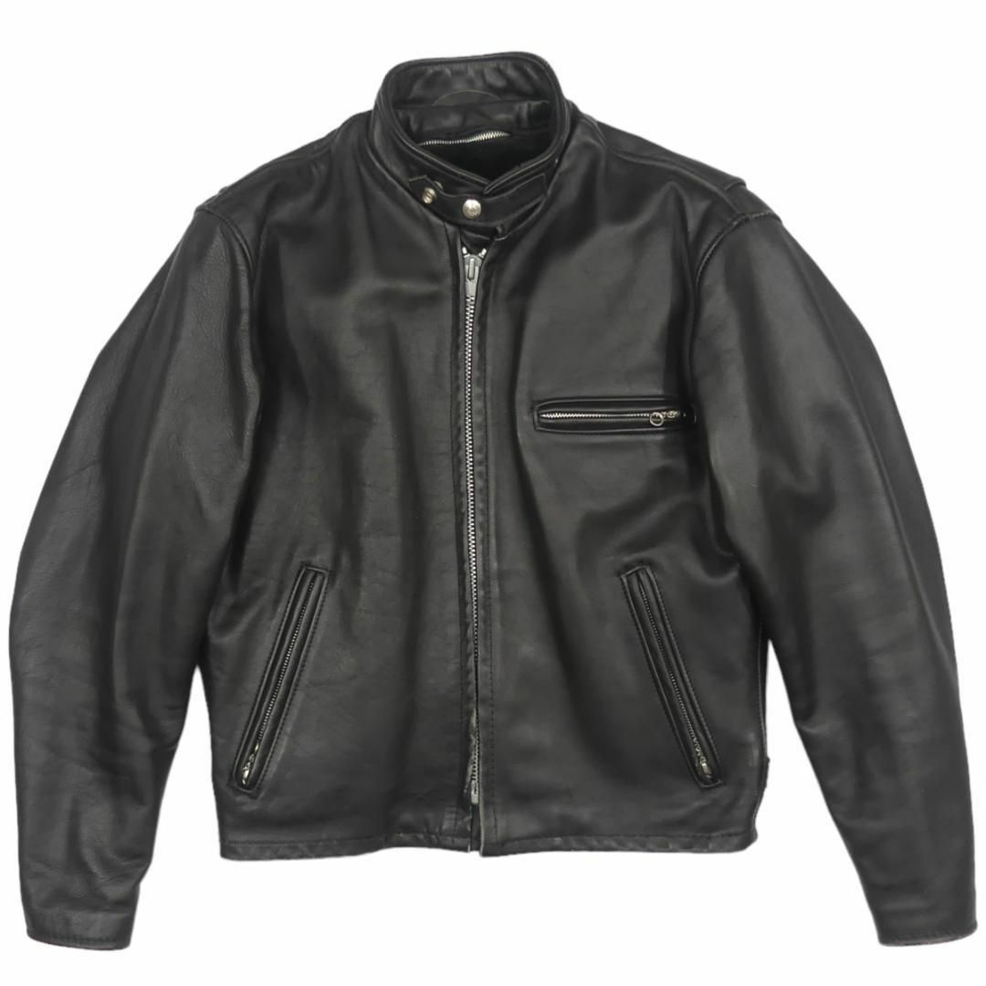 Schott 38 ショット ライダースジャケット シングル 黒 HH9501 Schott 38 ショット ライダースジャケット シングル 黒 HH9501