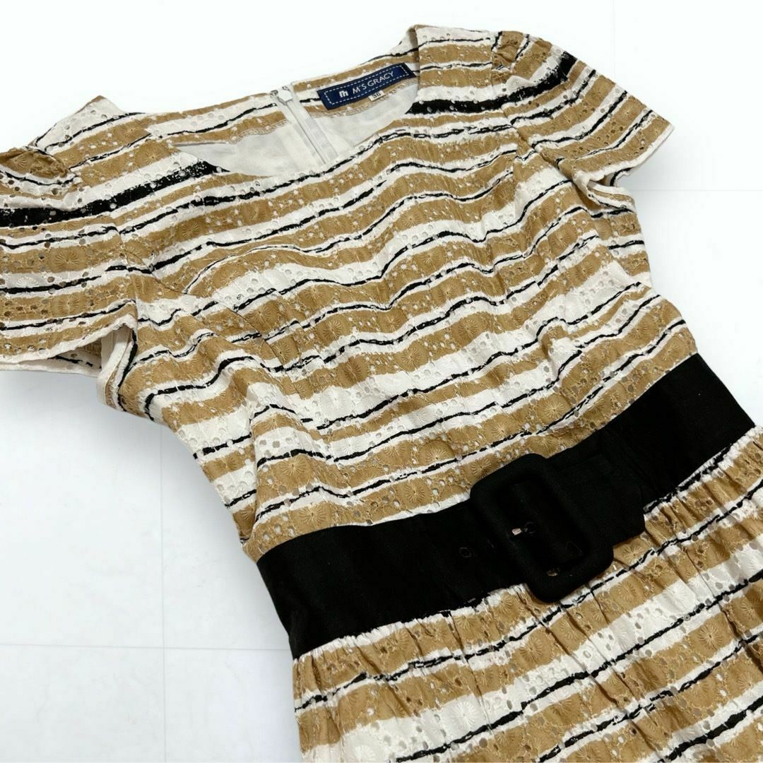 M'S GRACY - 美品*M'SGRACY 花柄 カットワーク レース M'S GRACY - 美品*M'SGRACY 花柄 カットワーク レース