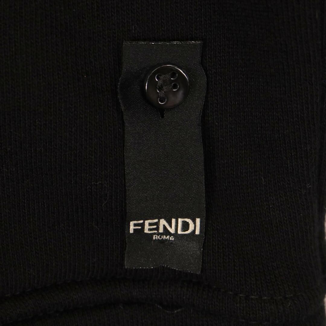 FENDI - フェンディ 20年 FY0870 A1EI ブラック ズッカロゴ フーディー/プル FENDI - フェンディ 20年 FY0870 A1EI ブラック ズッカロゴ フーディー/プル
