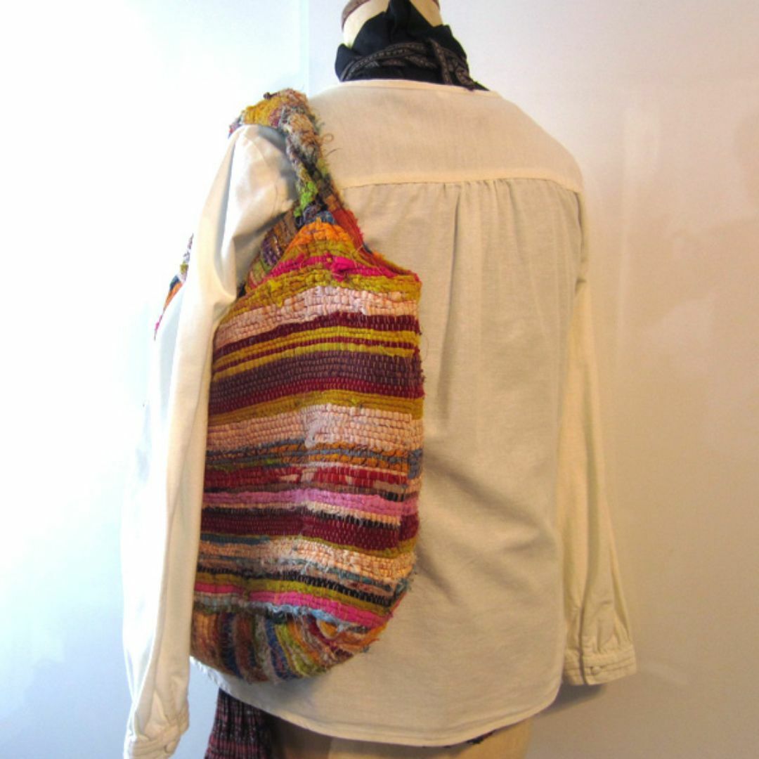 MALAIKA - 美品 MALAIKA/マライカ☆ エスニックな布編み込み MALAIKA - 美品 MALAIKA/マライカ☆ エスニックな布編み込み