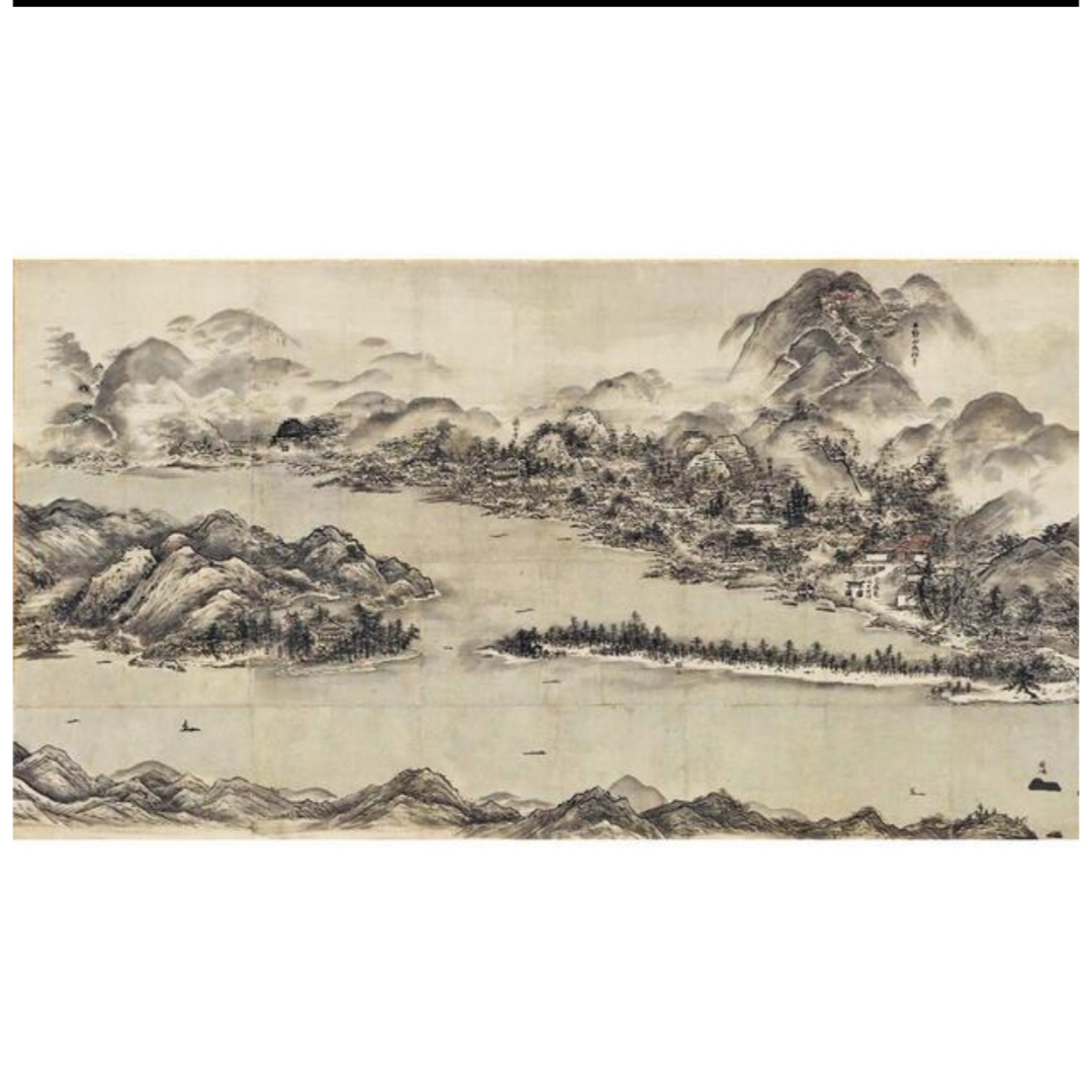 雪舟伝説新品希少特注非売品新品雪舟国宝天橋立図水墨画布地元 雪舟伝説新品希少特注非売品新品雪舟国宝天橋立図水墨画布地元