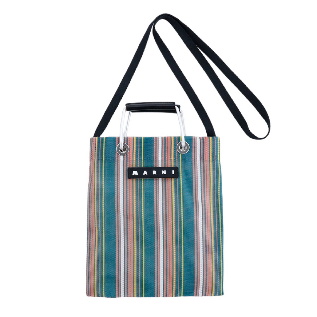MARNI - マルニ ストライプ ミニショルダーバッグ MARNI ベイ MARNI - マルニ ストライプ ミニショルダーバッグ MARNI ベイ