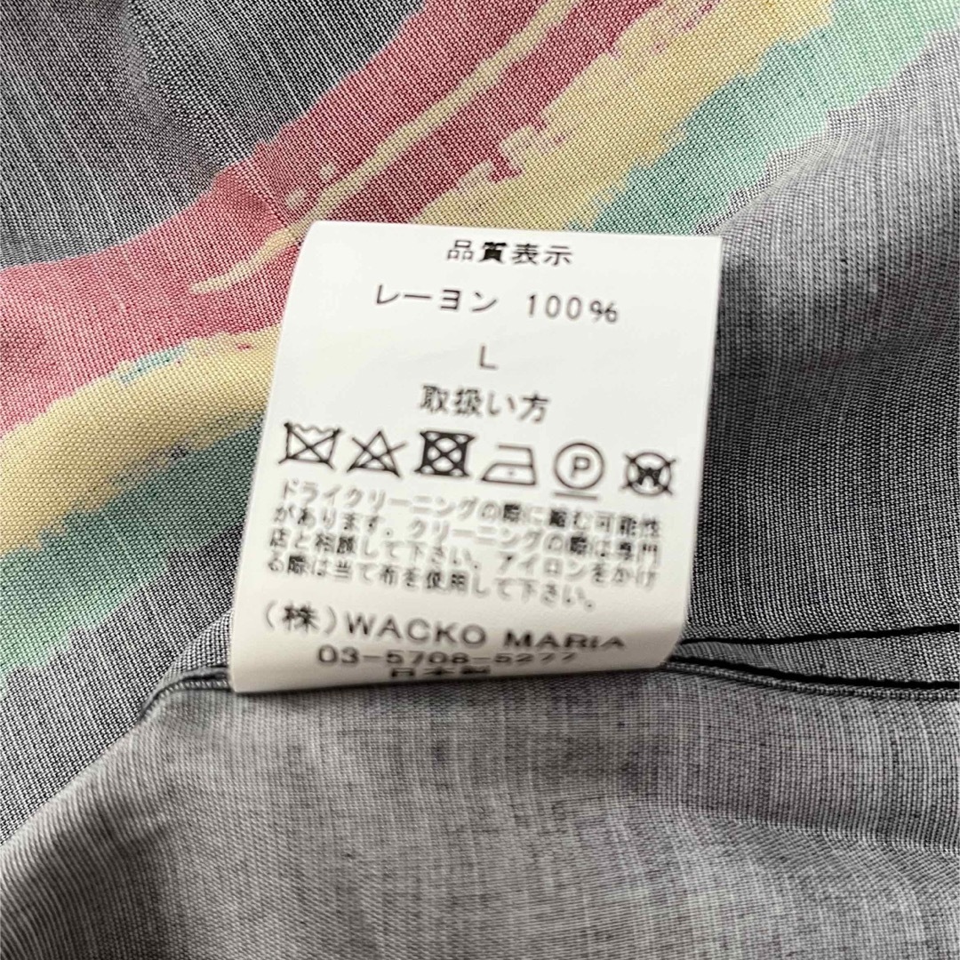 23SS ワコマリア ボブマーリー アロハシャツ L 正規品 日本製 シャツ 23SS ワコマリア ボブマーリー アロハシャツ L 正規品 日本製 シャツ