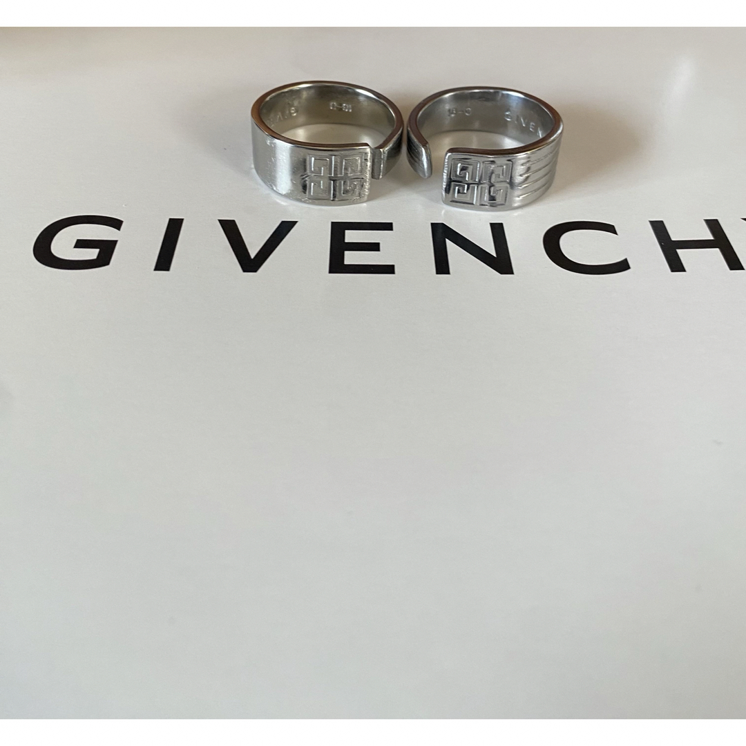 GIVENCHY - GIVENCHY ジバンシィ ジバンシー リング 2本セット GIVENCHY - GIVENCHY ジバンシィ ジバンシー リング 2本セット