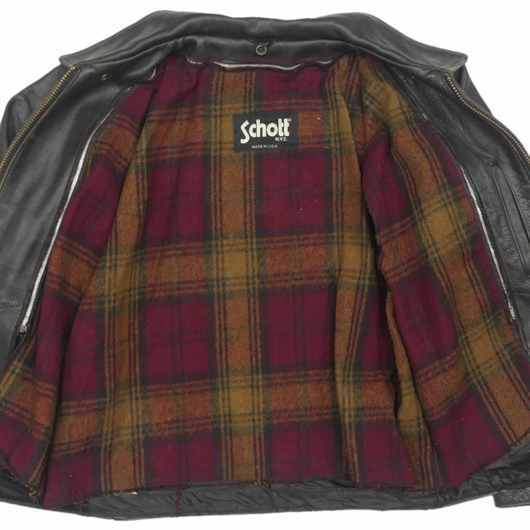 Schott 40 ショット L ライダースジャケット シングル HH9529 Schott 40 ショット L ライダースジャケット シングル HH9529